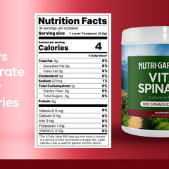 VITA SPINACH® - Red Spinach Extract Supplement - Nutrigardens ...