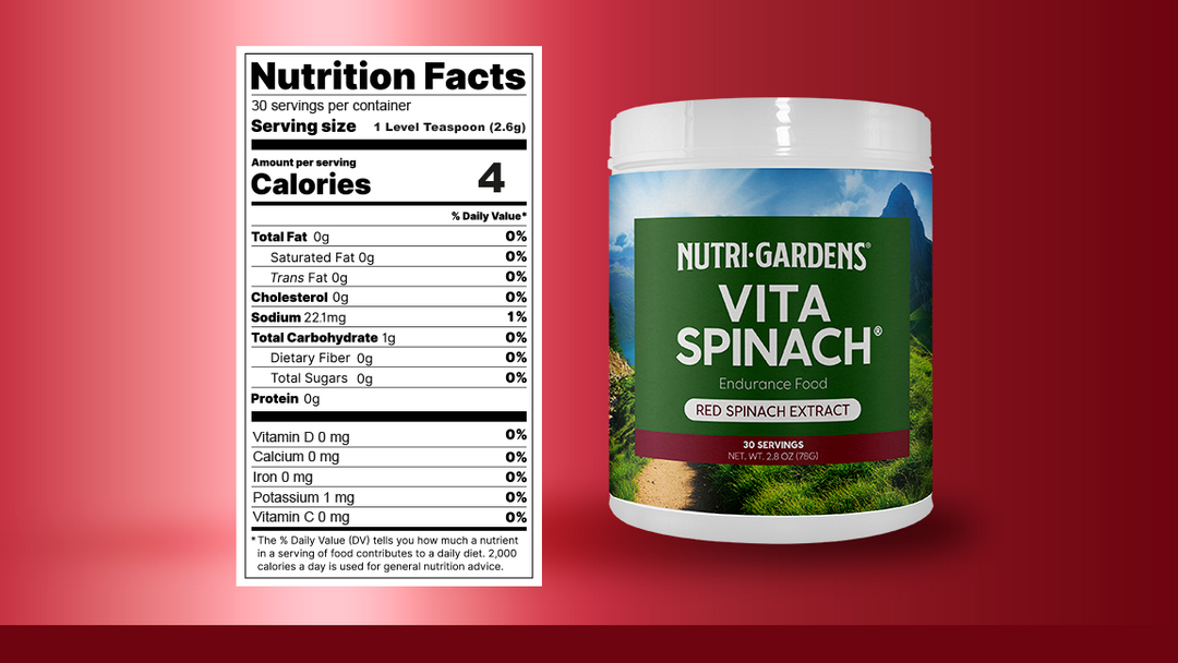 VITA SPINACH® - Red Spinach Extract Supplement - Nutrigardens ...